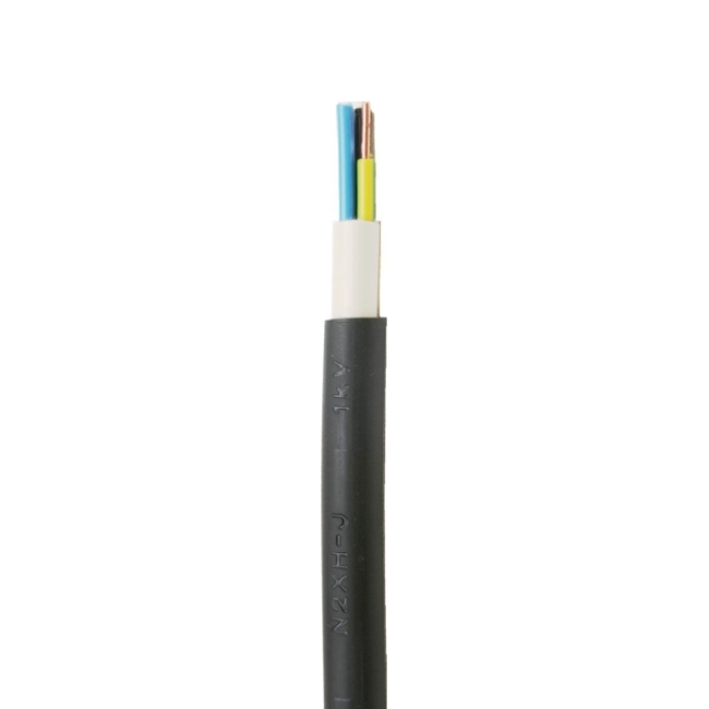 Kabelis N2XH-J 4x70mm² LSZH melns 0.6/1kV saiva Dca