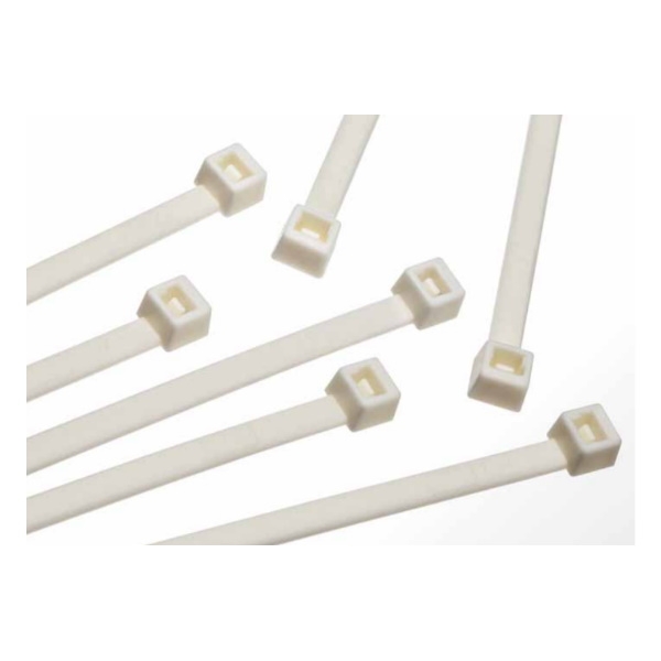 Kabeļu savilces 360x4.5mm baltas UL94 V0